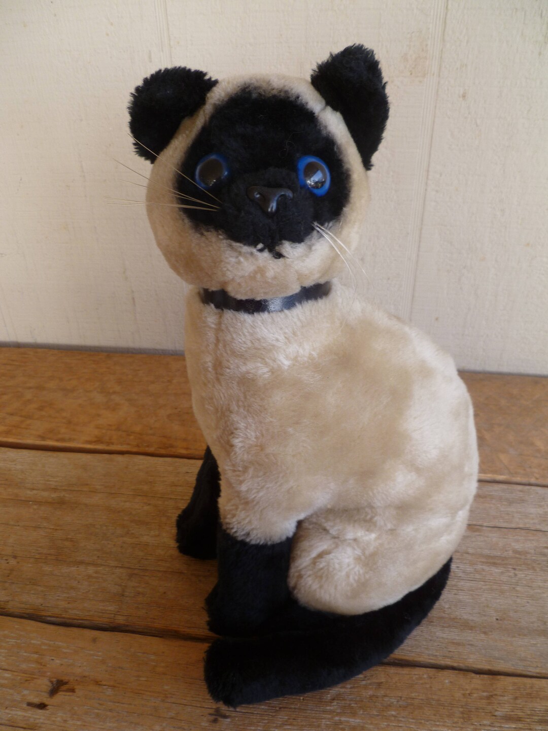 Dakin Fun Farm Plush Siamese Cat Kitten 12" Tall 1980 Stuffed Animal ...