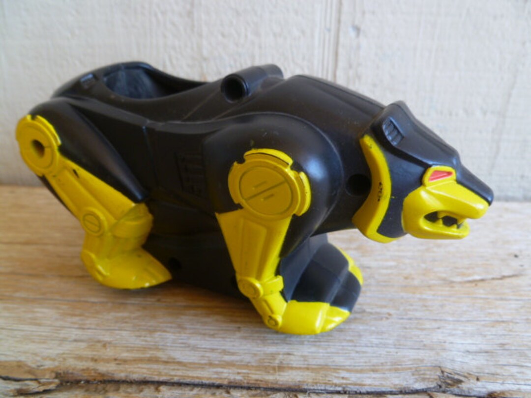 Yellow Mighty Morphin Power Rangers Bear Ninja Zord 5.5" X 3" Tall - Etsy