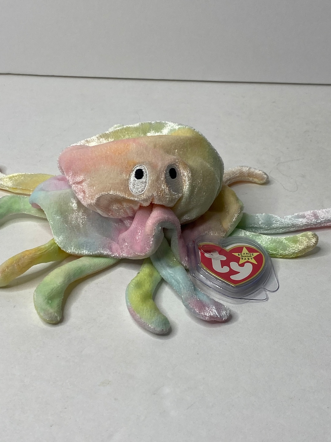 Ty Goochy the Octopus Beanie Babies Collectable Plush Colorful Jelly ...