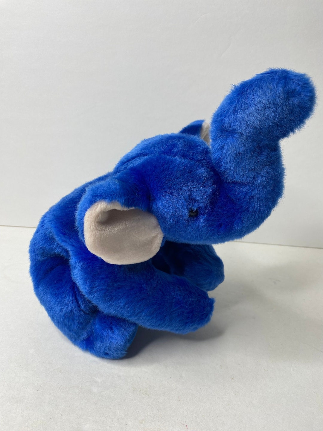 Ty Peanut the Elephant Beanie Buddies Royal Blue Plush Elephant 17 ...