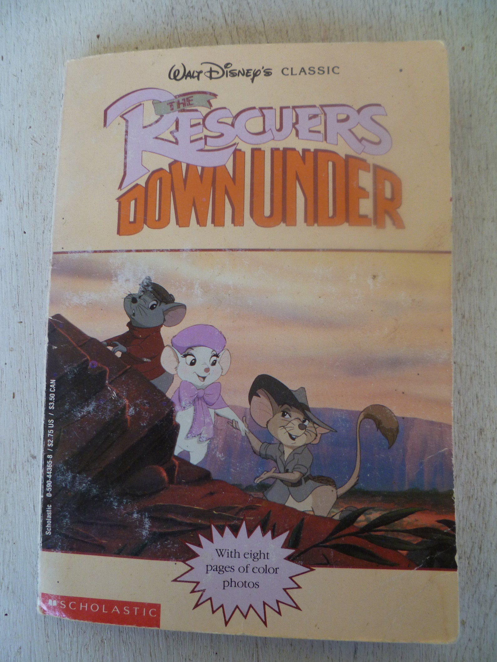 The Rescuers Down Under Disney Chapter Book 1990 Vintage - Etsy