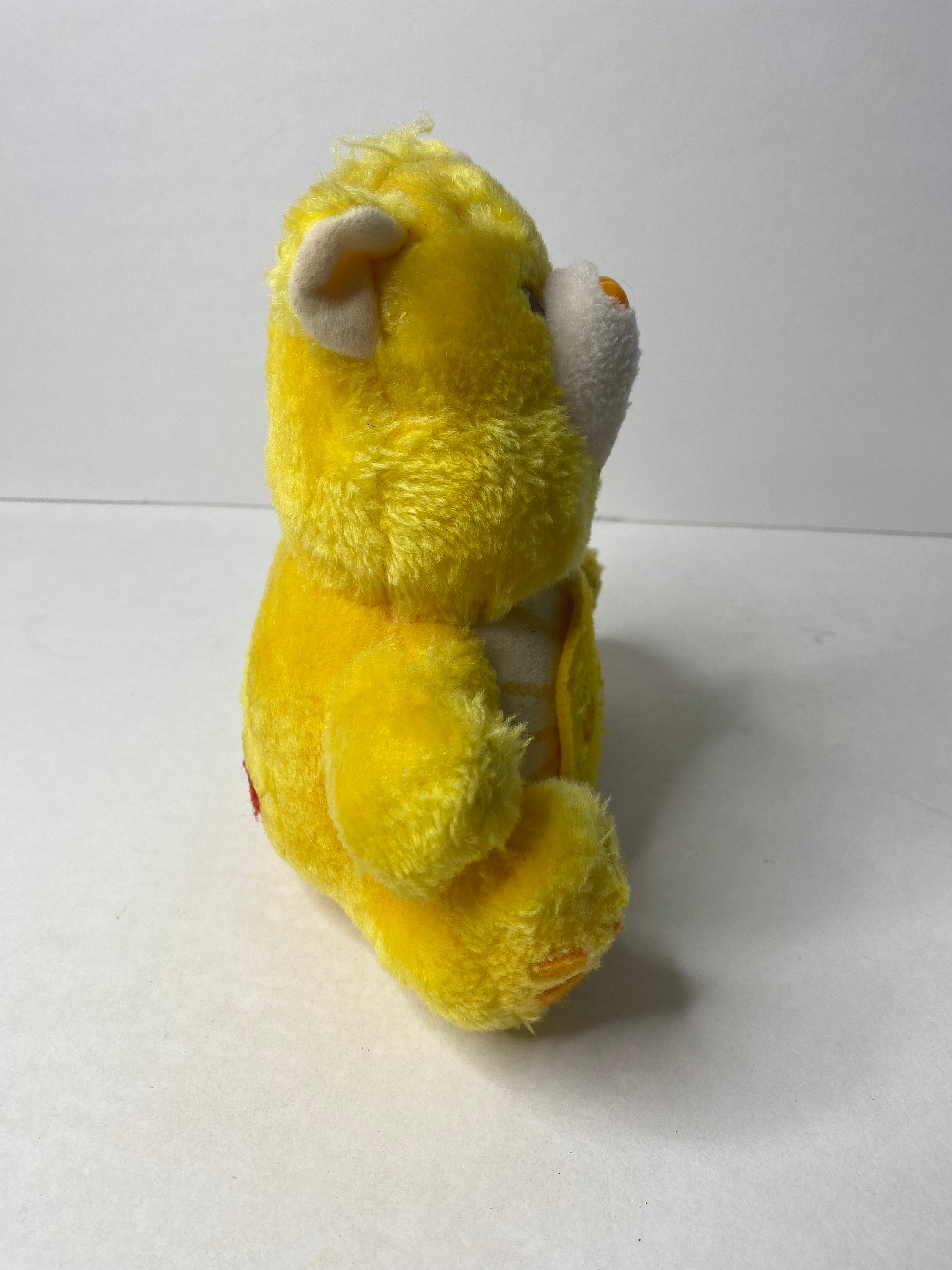 Care Bear Plush Funshine Bear Bank Miniature 8" Tall 1984 Stuffed ...