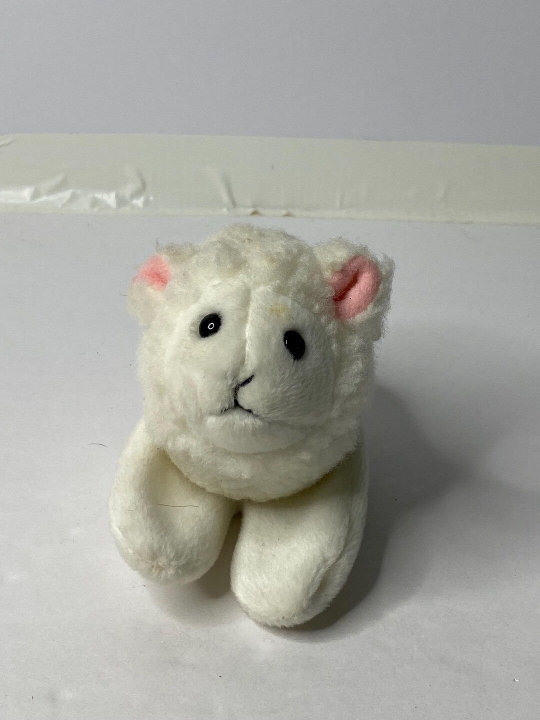 Mary Meyer Plush Lamb Sheep Walking Finger Puppet 5" Tall 1994 Stuffed ...