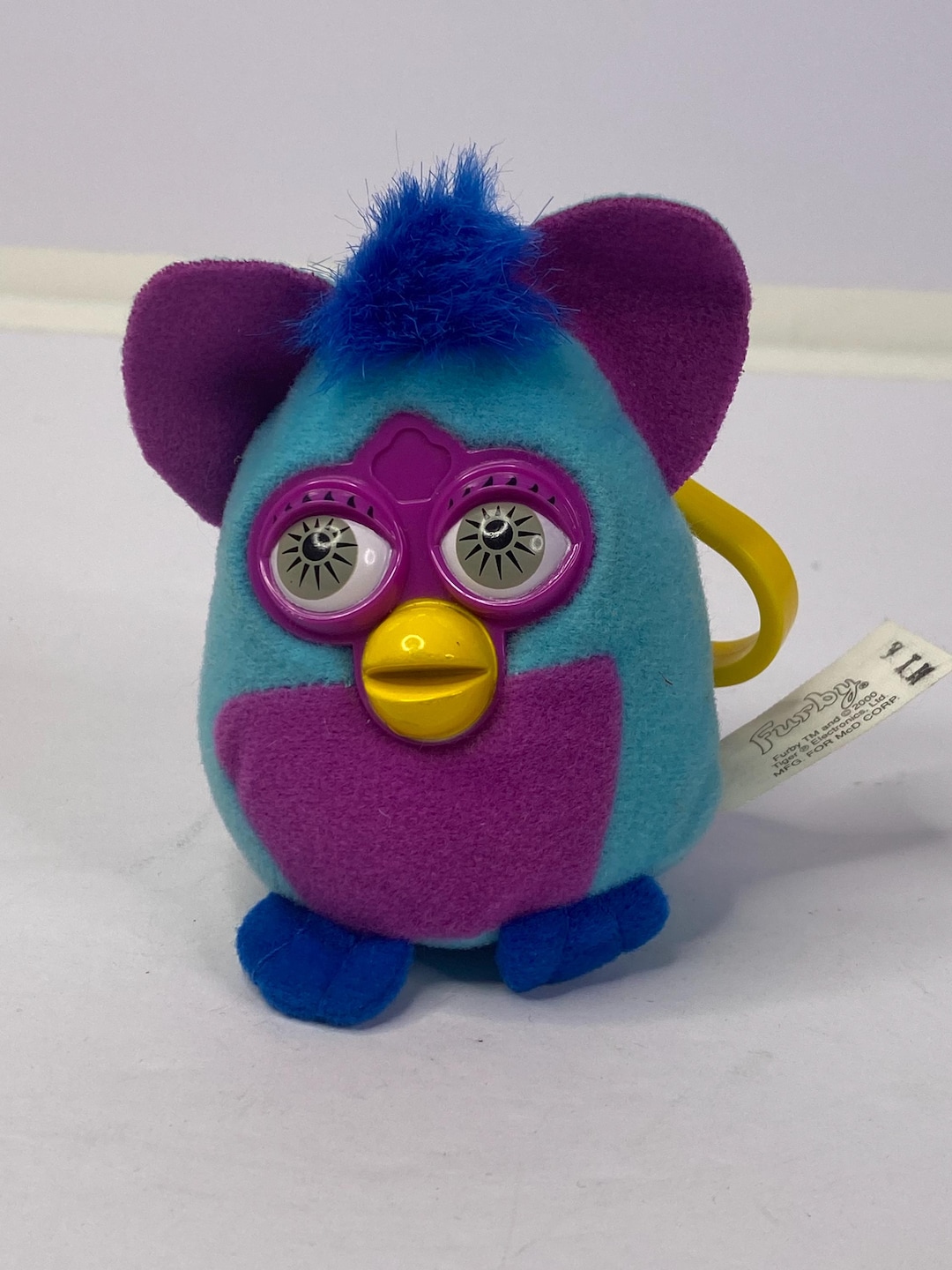 Furby Plush Key Chain Back Pack Clip Mcdonald's Happy Meal Toy 4" Tall ...