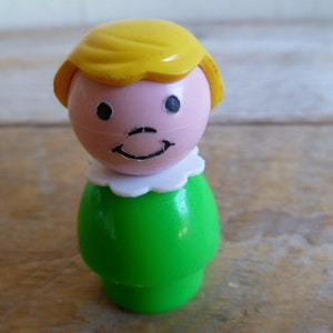 Vintage Fisher Figure Green Girl - Etsy