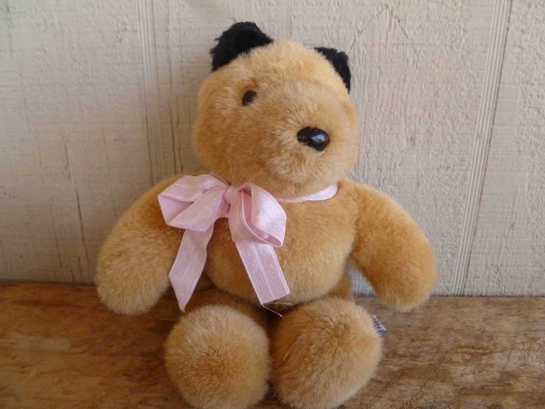 Eden Toys Plush Paddington Bear New Ribbon 9" Tall 1988 Stuffed Animal ...