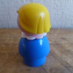 Vintage Fisher Figure Blue Girl With Blond Hair - Etsy