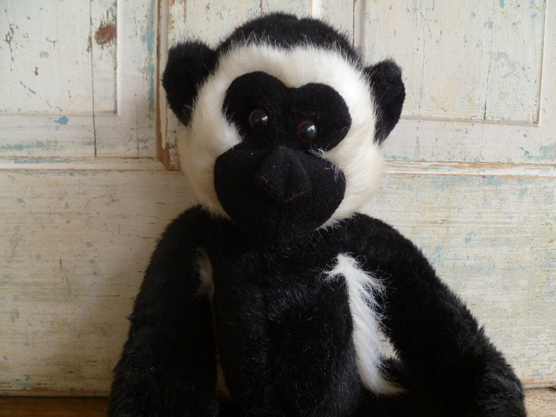 Vintage Plush Fuzzy Long Legged Monkey 17 - Etsy
