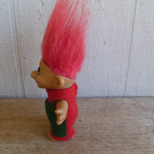 Russ Adorable Retro Troll Doll Red Hair Red and Blue Outfit - Etsy
