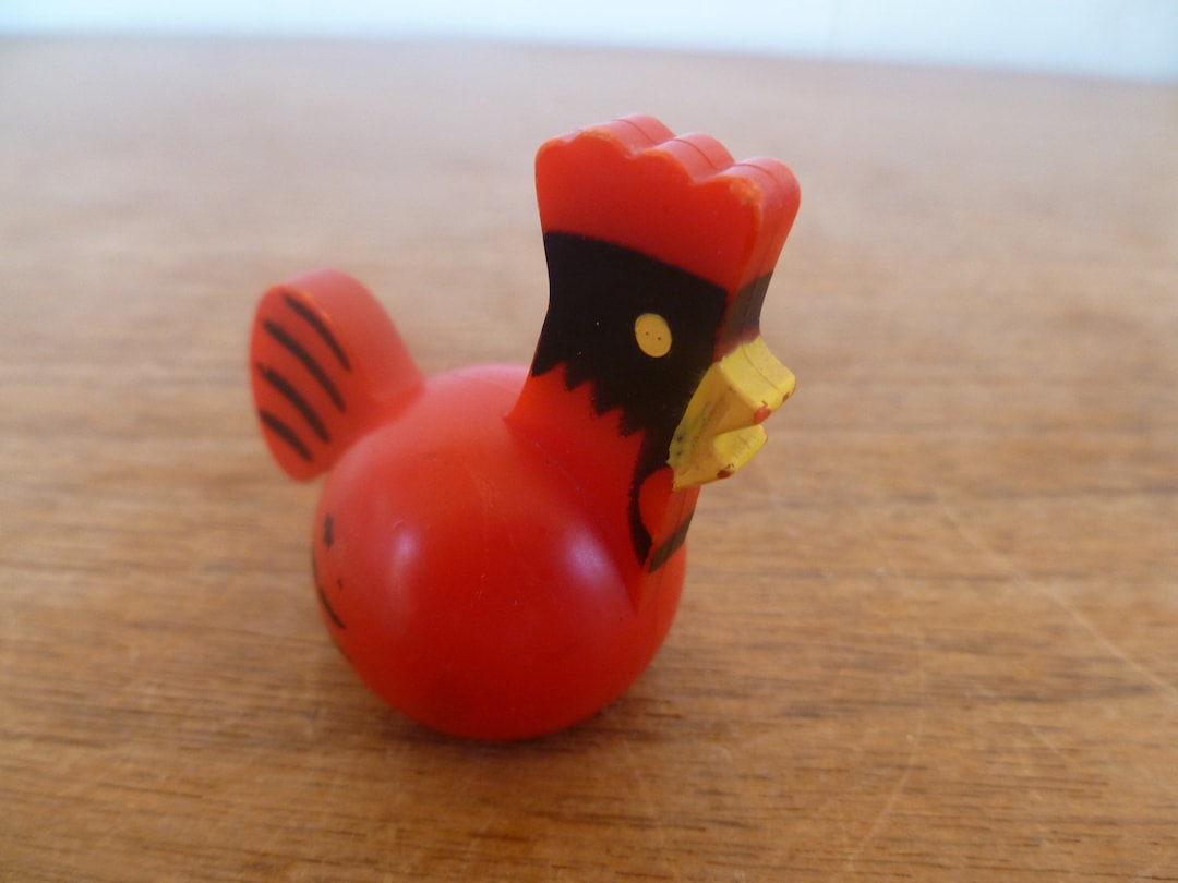 Fisher Price Little People Farm Red Rooster 1.75" Tall Vintage - Etsy