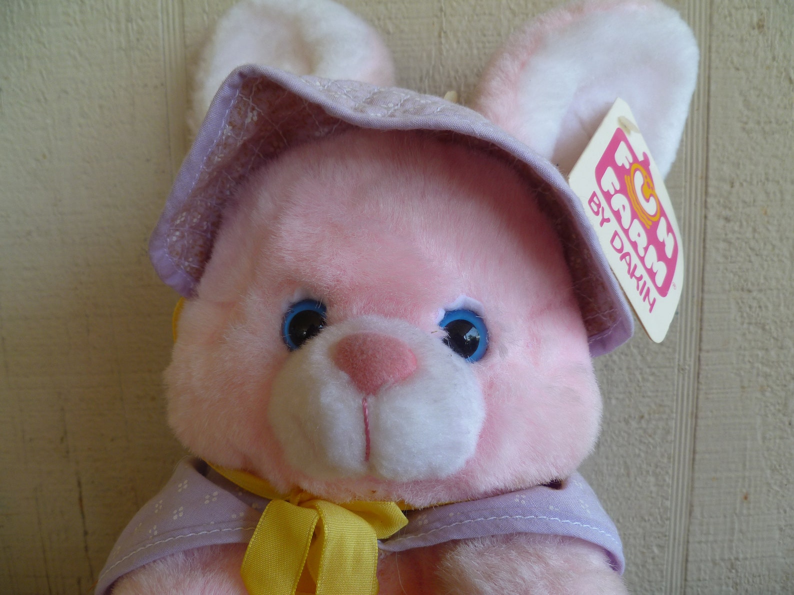 Dakin Plush Rabbit Bunny fun Farm 1985 With Tag - Etsy