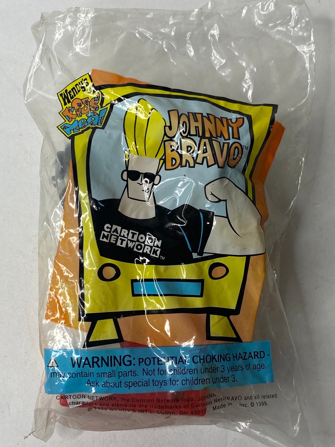 Wendys Cartoons Johnny Bravo Fast Food Premium 1999 New in Package - Etsy