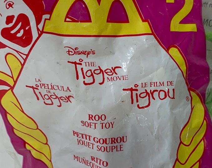 Disney the Tigger Movie "roo"kangaroo Mcdonalds Happy Meal Toy New NIP ...