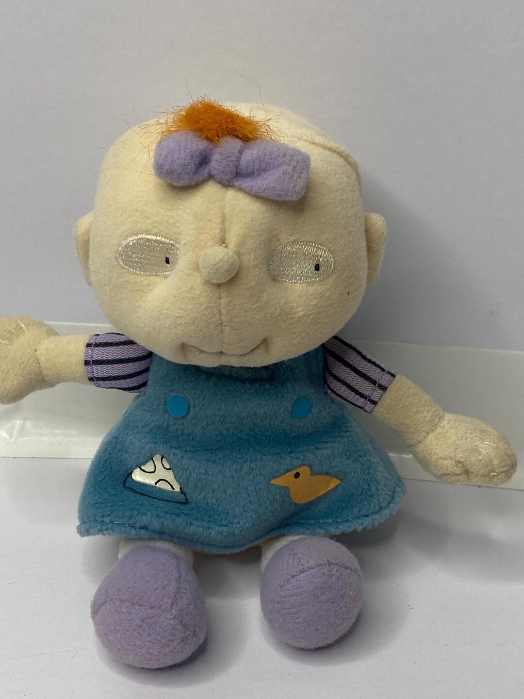 Rugrats Classic Lil Lillian Twin Girl Plush Doll 6" Tall 2000 Stuffed ...