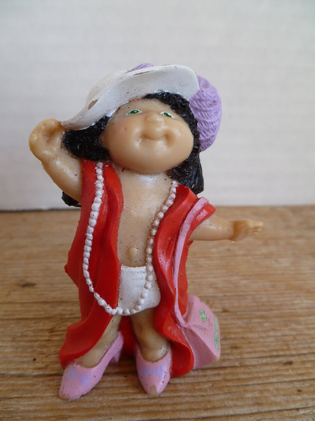 Cabbage Patch Kids Miniature Figurine Doll Dress up Cake Topper 3" Tall ...