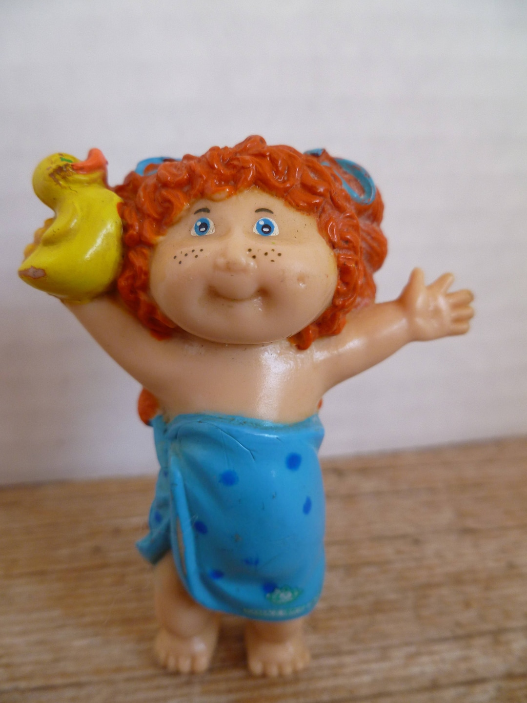 Cabbage Patch Kids Miniature Figurine Doll With Game of Jacks Cake ...