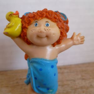 Cabbage Patch Kids Miniature Figurine Doll With Game of Jacks Cake ...