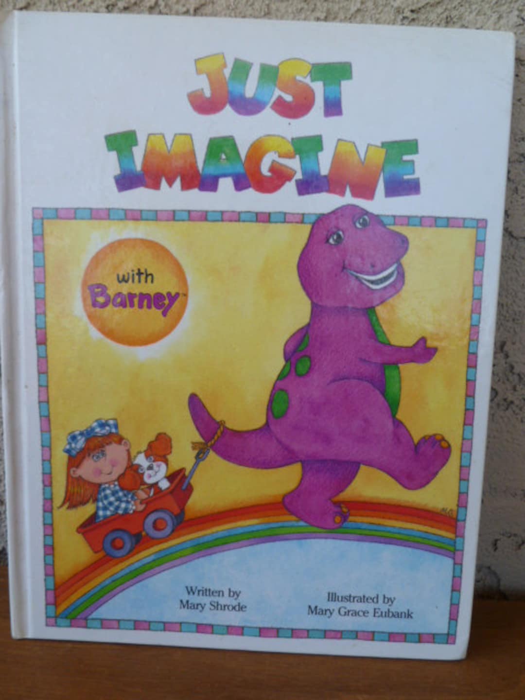 Barney Just Imagine Hardback Book - Etsy