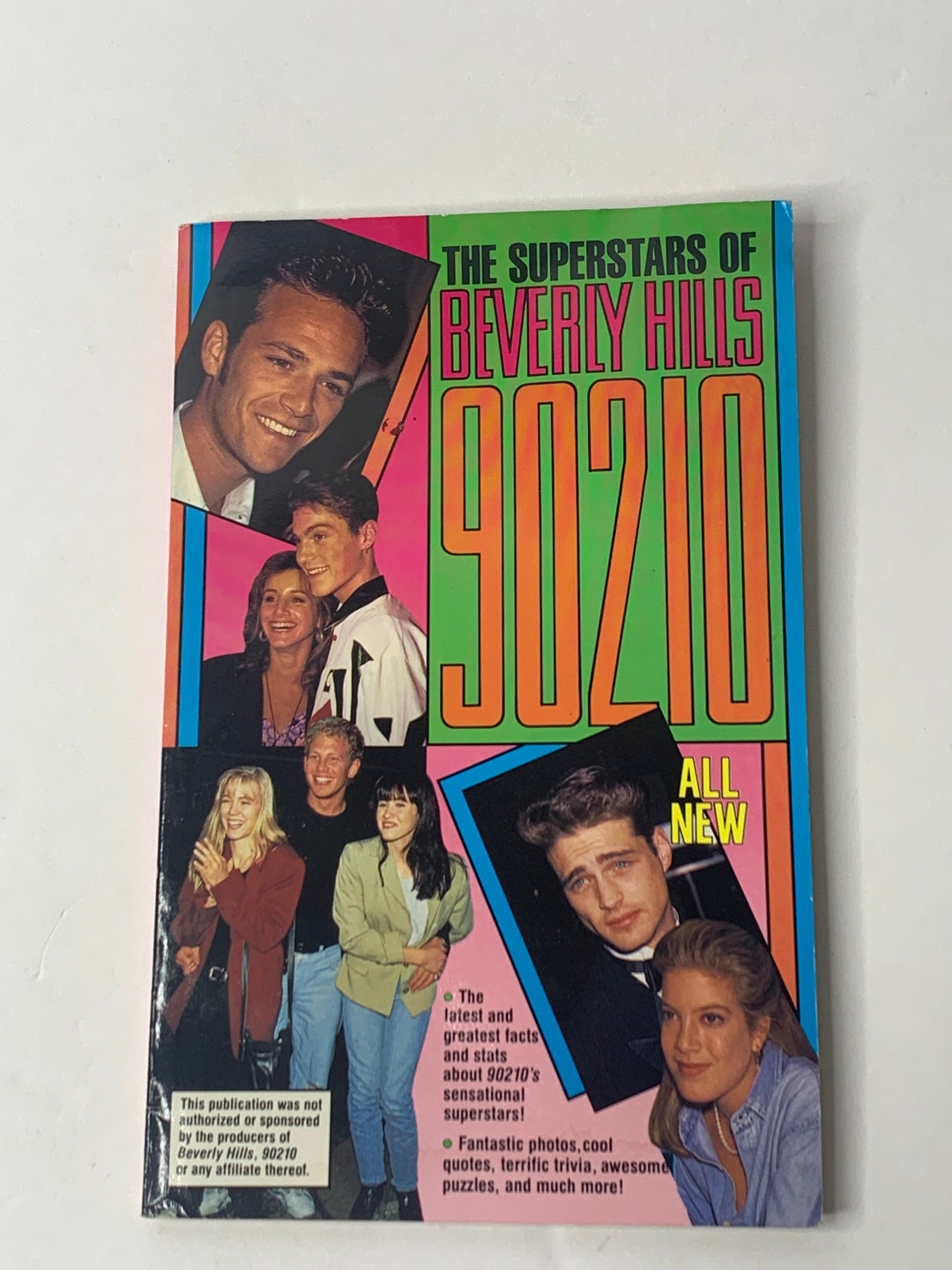 The Superstars of Beverly Hills 90210 Book HTF Sara James 1992 - Etsy