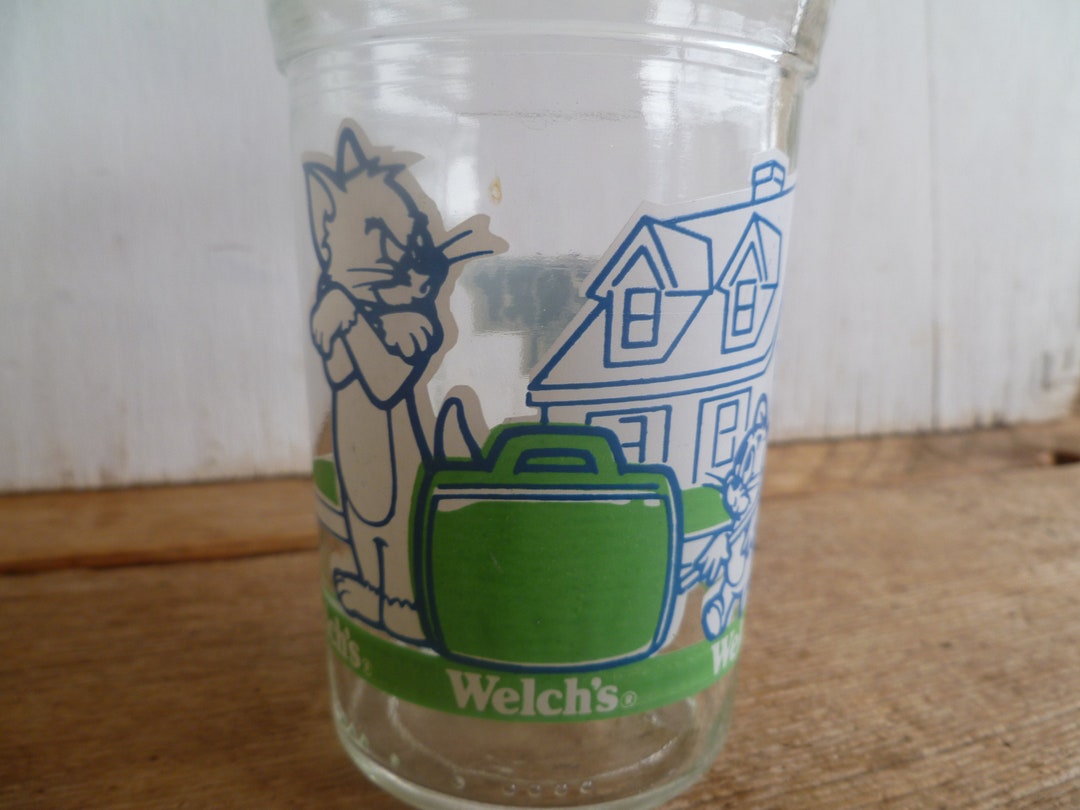 Welch's tom and Jerry the Movie Jelly Jar 4 Tall 1993 Turner ...