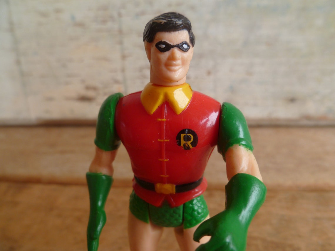 Vintage D C Comic Batman karate Chop Robin Figure - Etsy