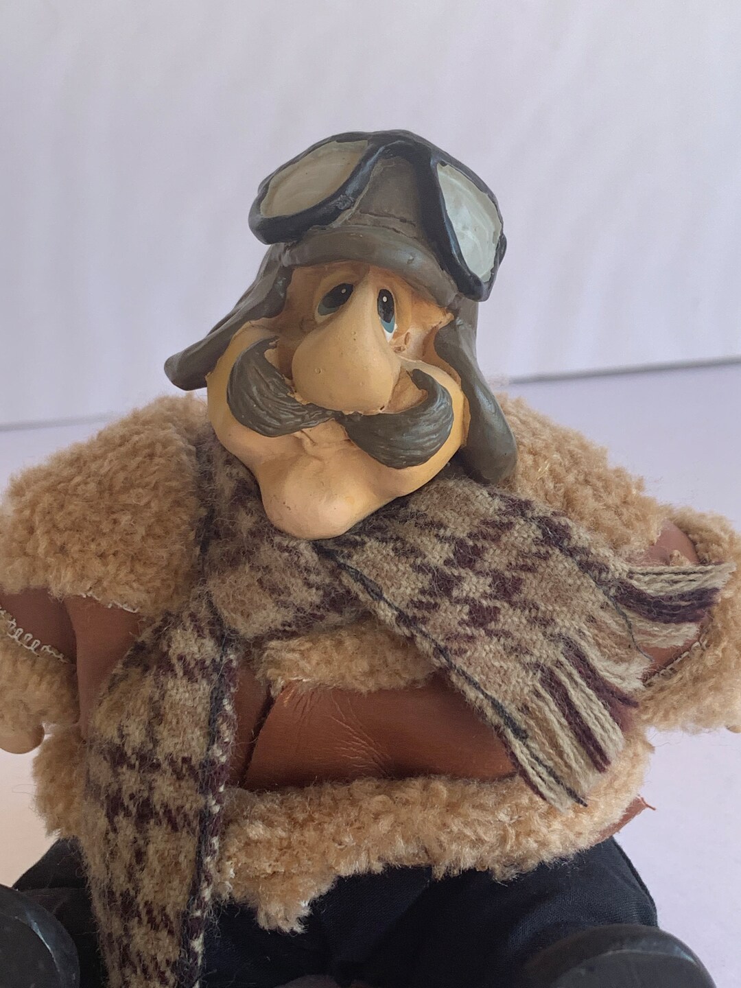 Vintage Russ Berrie Errol the Airplane Pilot the Country Folks - Etsy