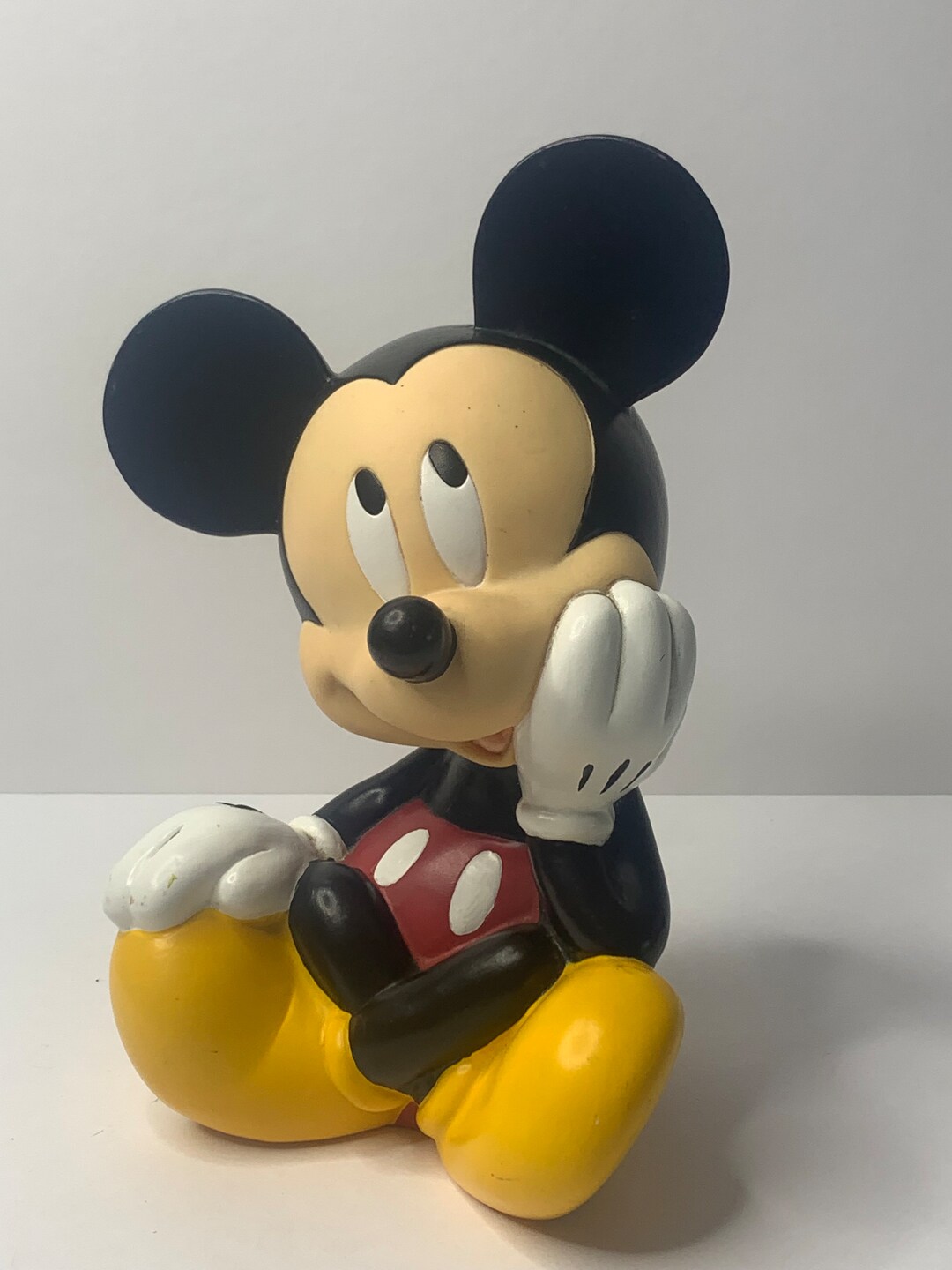 Disney Collectable Vinyl Mickey Mouse Bank 10" Tall - Etsy