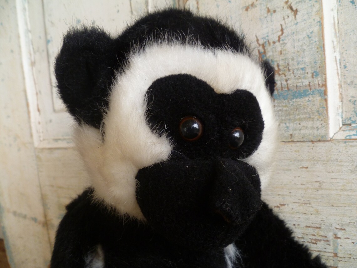 Vintage Plush Fuzzy Long Legged Monkey 17 - Etsy