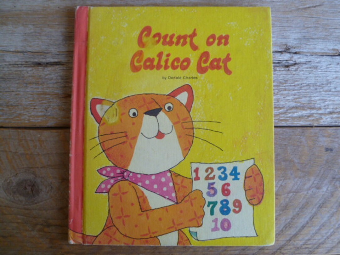 Count on Calico Cat Vintage Hardback Book Donald Charles - Etsy