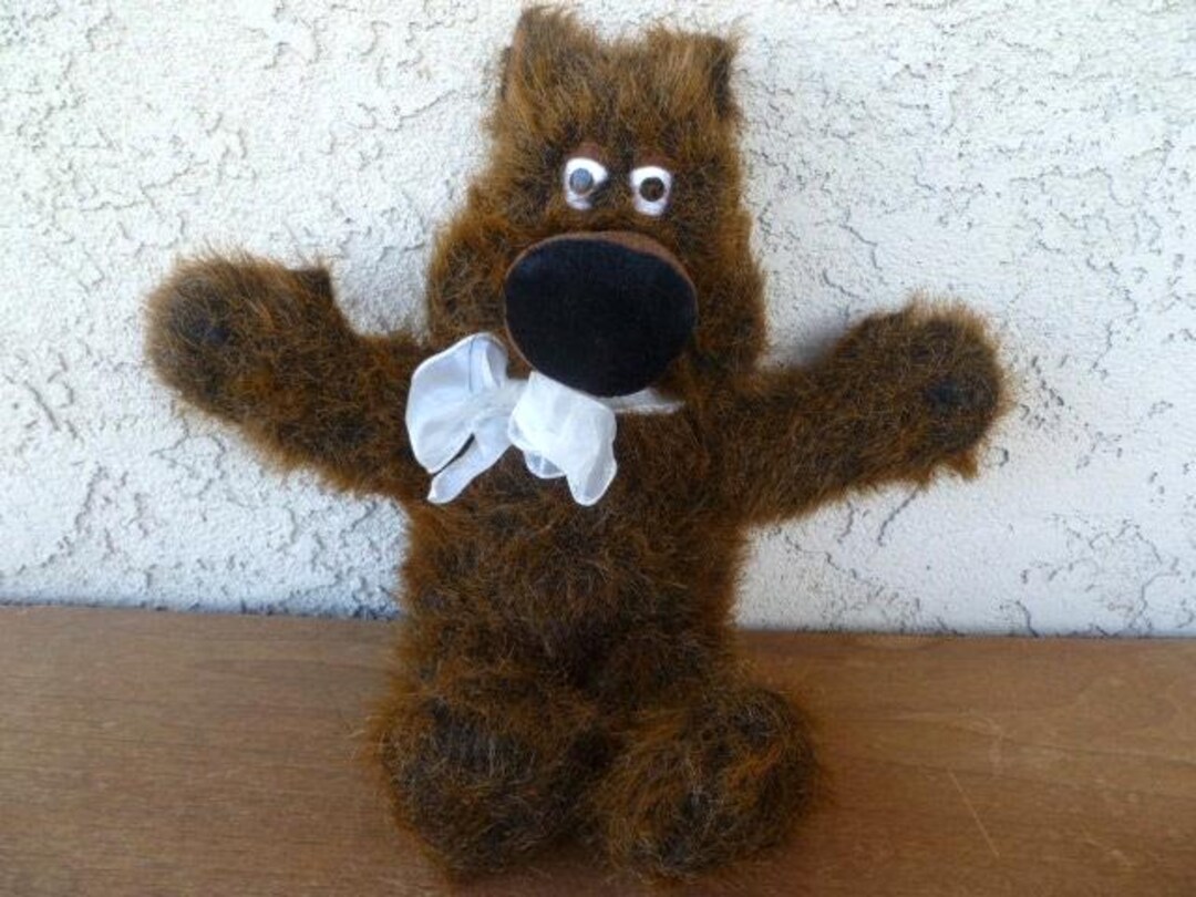 Kamp Kreatures Plush Nursery Bear Hand Puppet 16" Tall Stuffed Animal ...