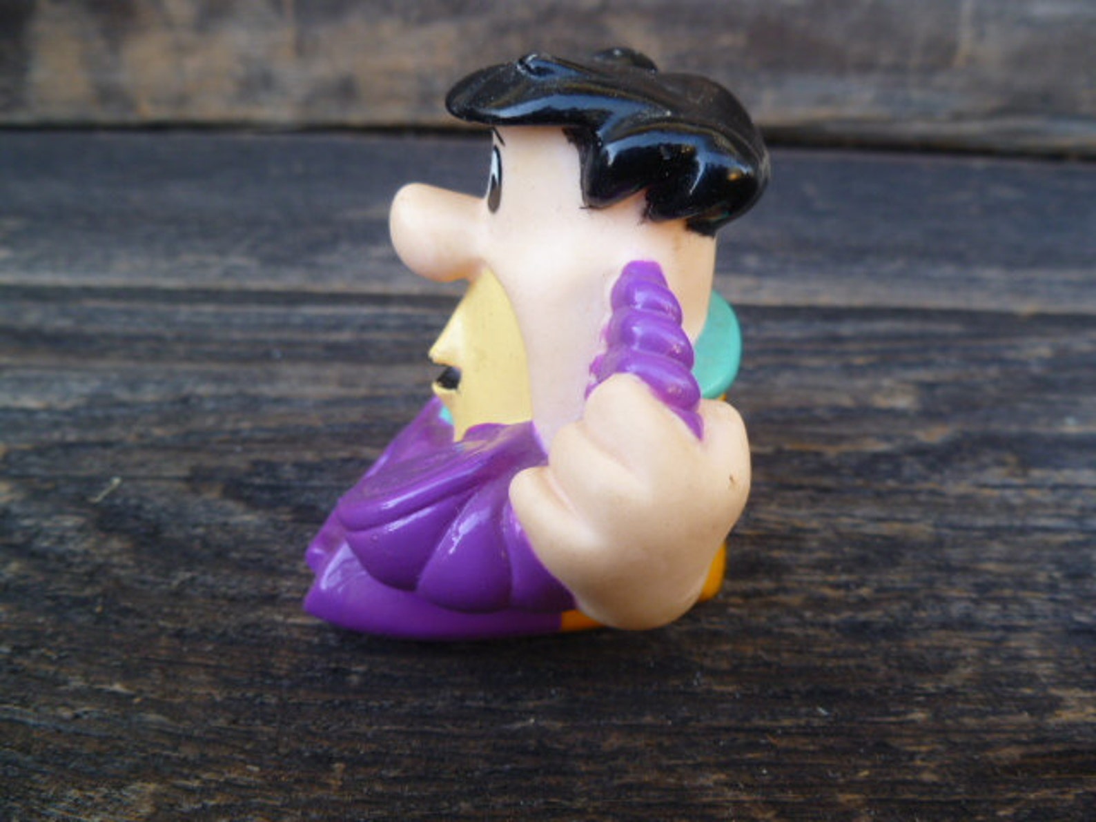 Fred Flintstone Squirter Denny's Toy Figure 1991 Hanna - Etsy