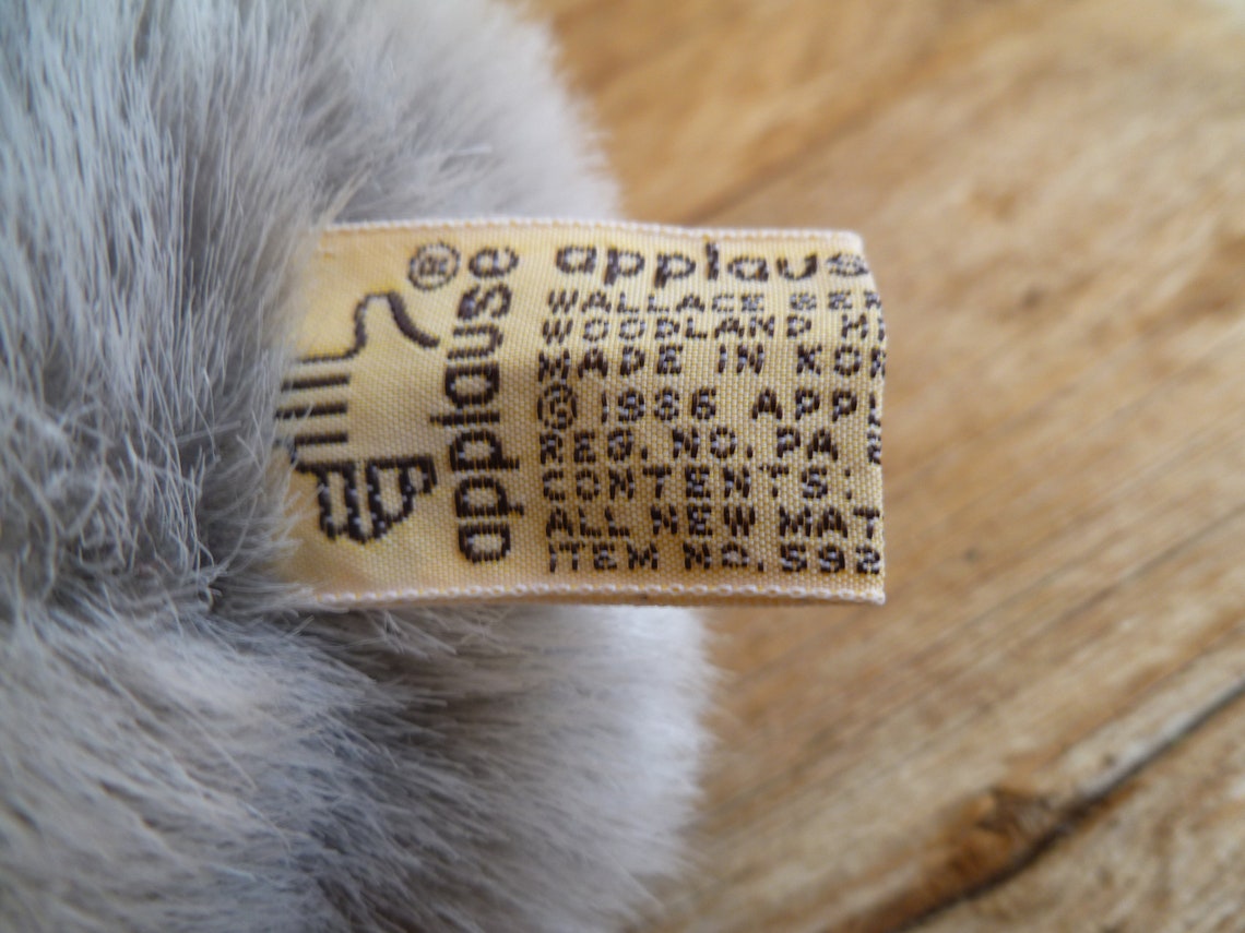 Applause Plushteddy Bear 1986 With Tags - Etsy