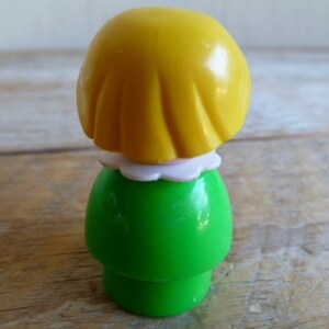 Vintage Fisher Figure Green Girl - Etsy