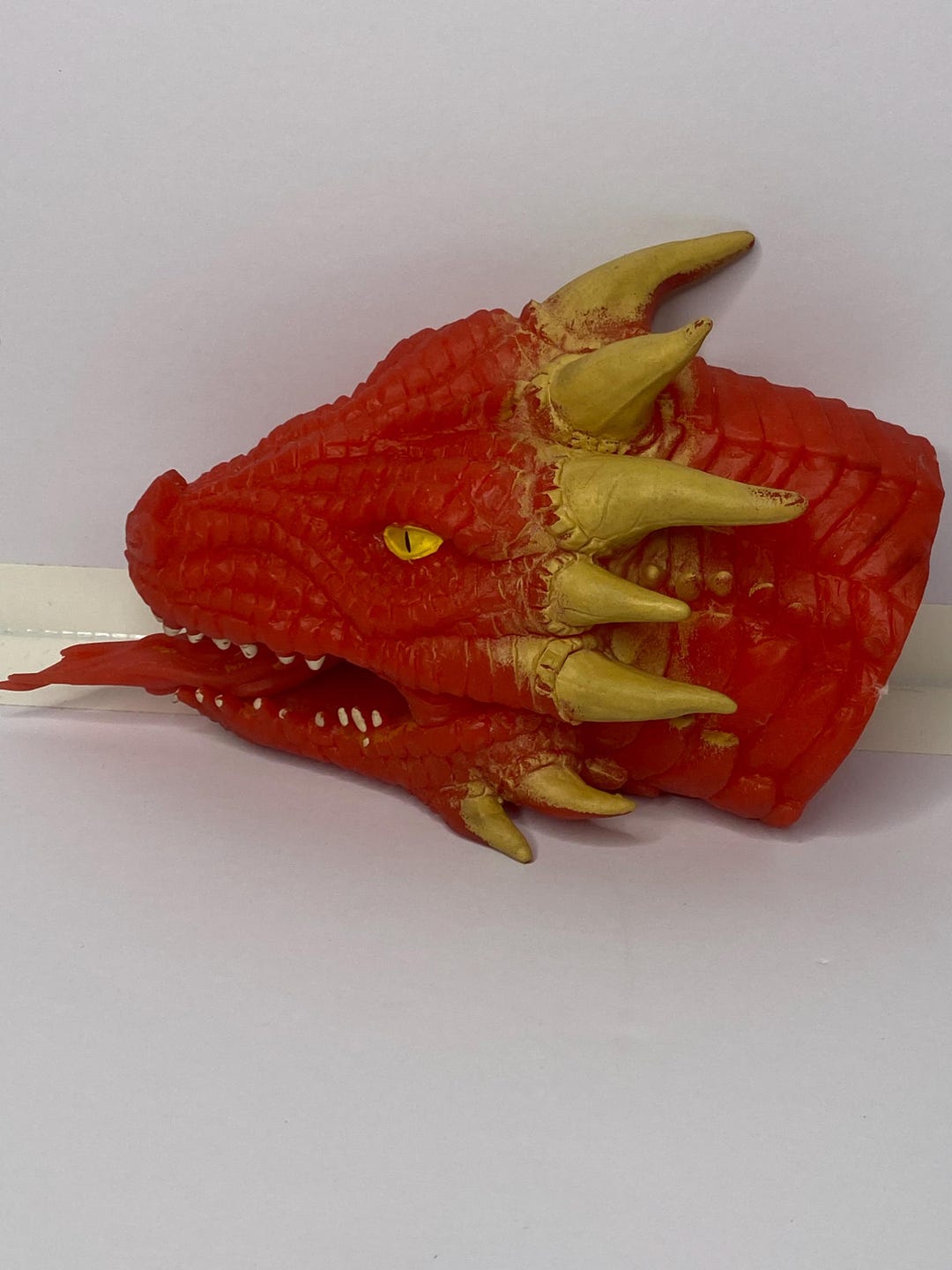 Schylling Dragon Rubber Hand Puppet 6" Long - Etsy