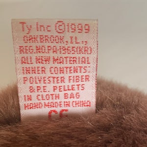 Ty Chocolate the Moose Beanie Buddies Plush Tylon Moose 13" Long 1999 ...