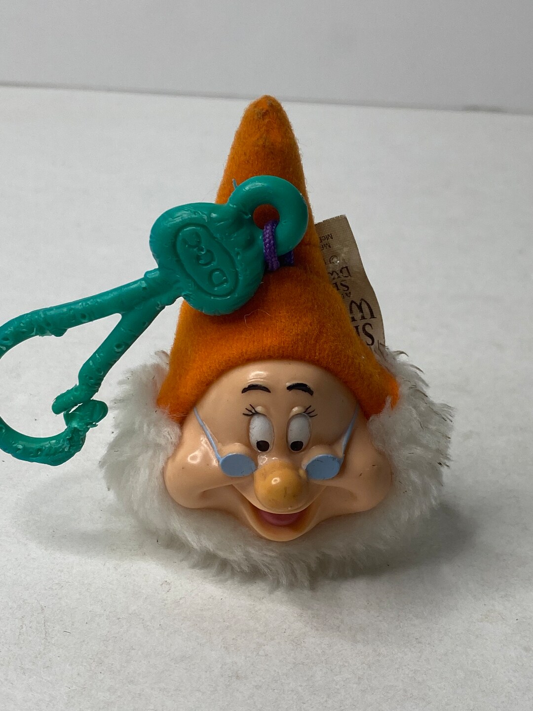 Disney Snow White Seven Dwarfs "doc" Key Chain Back Pack Clip 6" Long ...