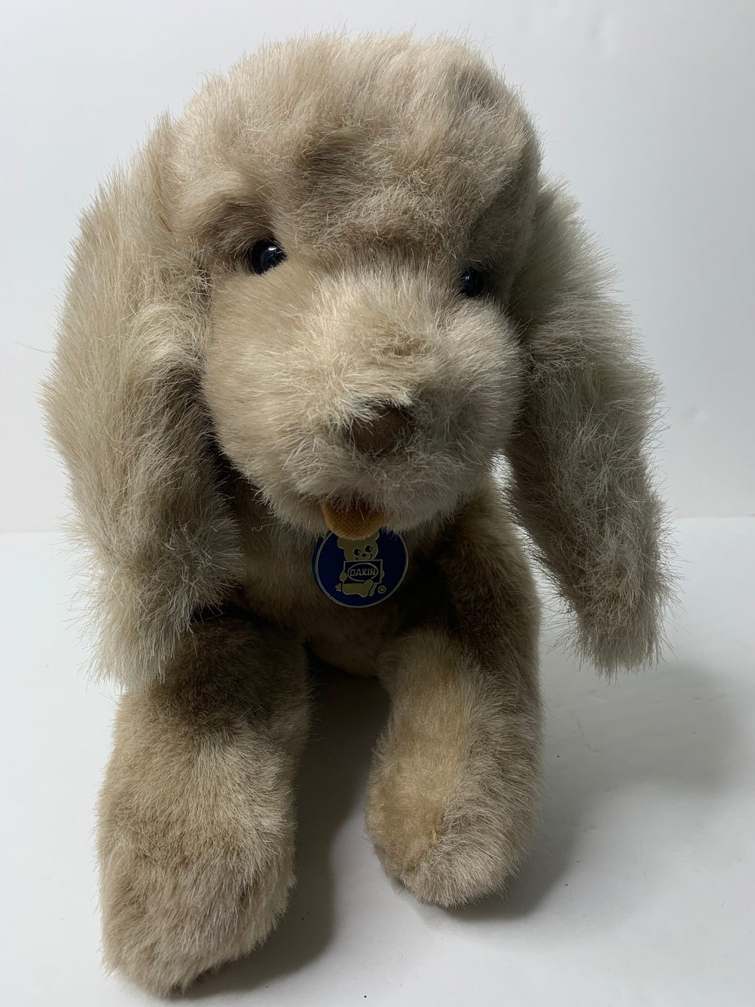 Dakin Cocker Spaniel Stuffed Plush Dog 8” Tall 19” Long 1982 Stuffed ...