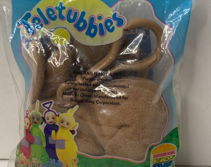 Teletubbies Bunny Rabbit Burger King Clip on Bean Bag Plush NIP Vintage ...