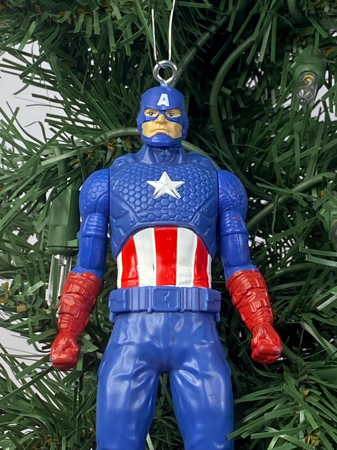 Marvel Captain America Christmas Ornament 5.5" Tall - Etsy