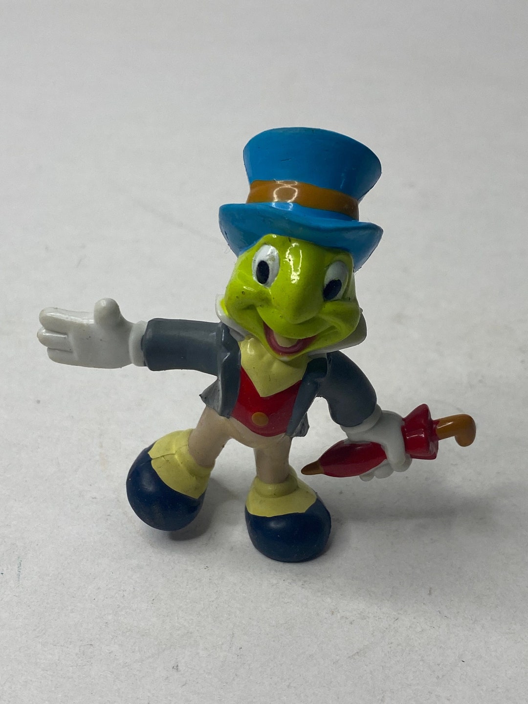 Disney Pinocchio jiminy Cricket Poseable Figurine Cake Topper 3 Tall - Etsy