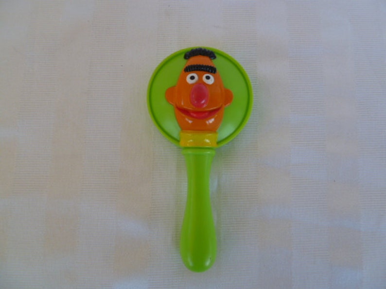 Muppets Sesame Street Bert Rattle 6" - Etsy