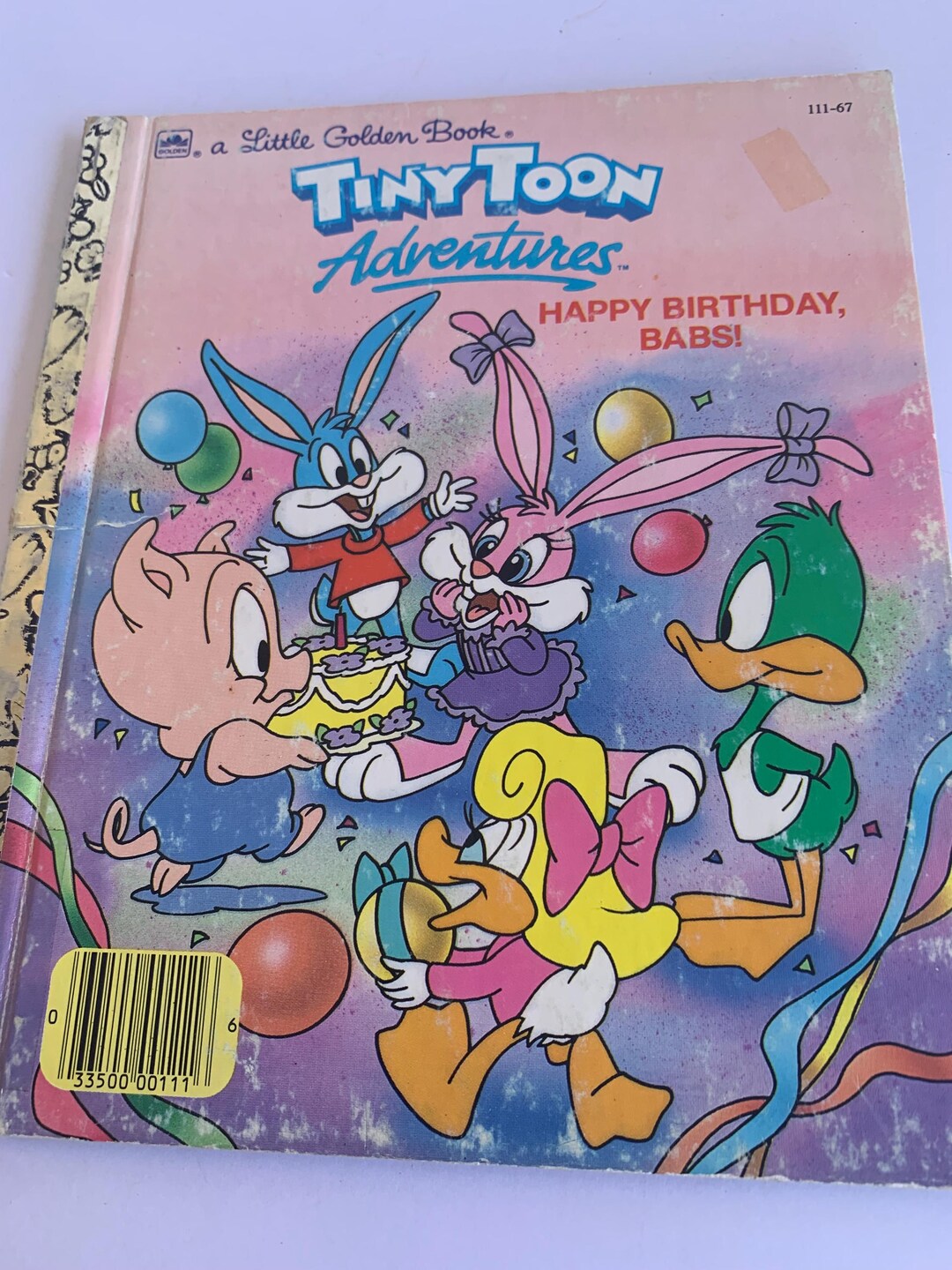 Tiny Toons Adventures Happy Birthday Babs Little Golden Book 1990 - Etsy
