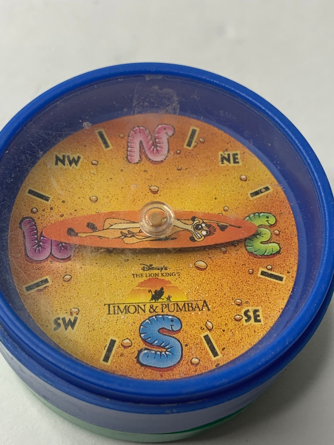 Disney Lion King Timon and Pumba Compass 2.5" Across 1994 Burger King ...