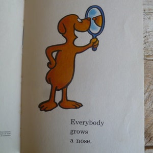 Vintage the Nose Book Hardback Childrens Book - Etsy