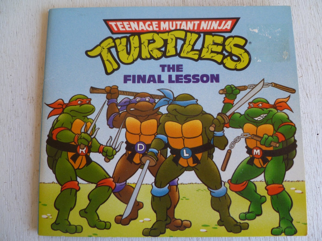 Ninja Turtles Boo "the Final Lesson " Vintage Collectable TMNT - Etsy