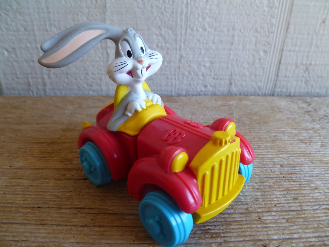 Bugs Bunny Red Stretch Sports Car Warner Bros Cartoon - Etsy