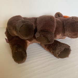 Ty Chocolate the Moose Beanie Buddies Plush Tylon Moose 13" Long 1999 ...