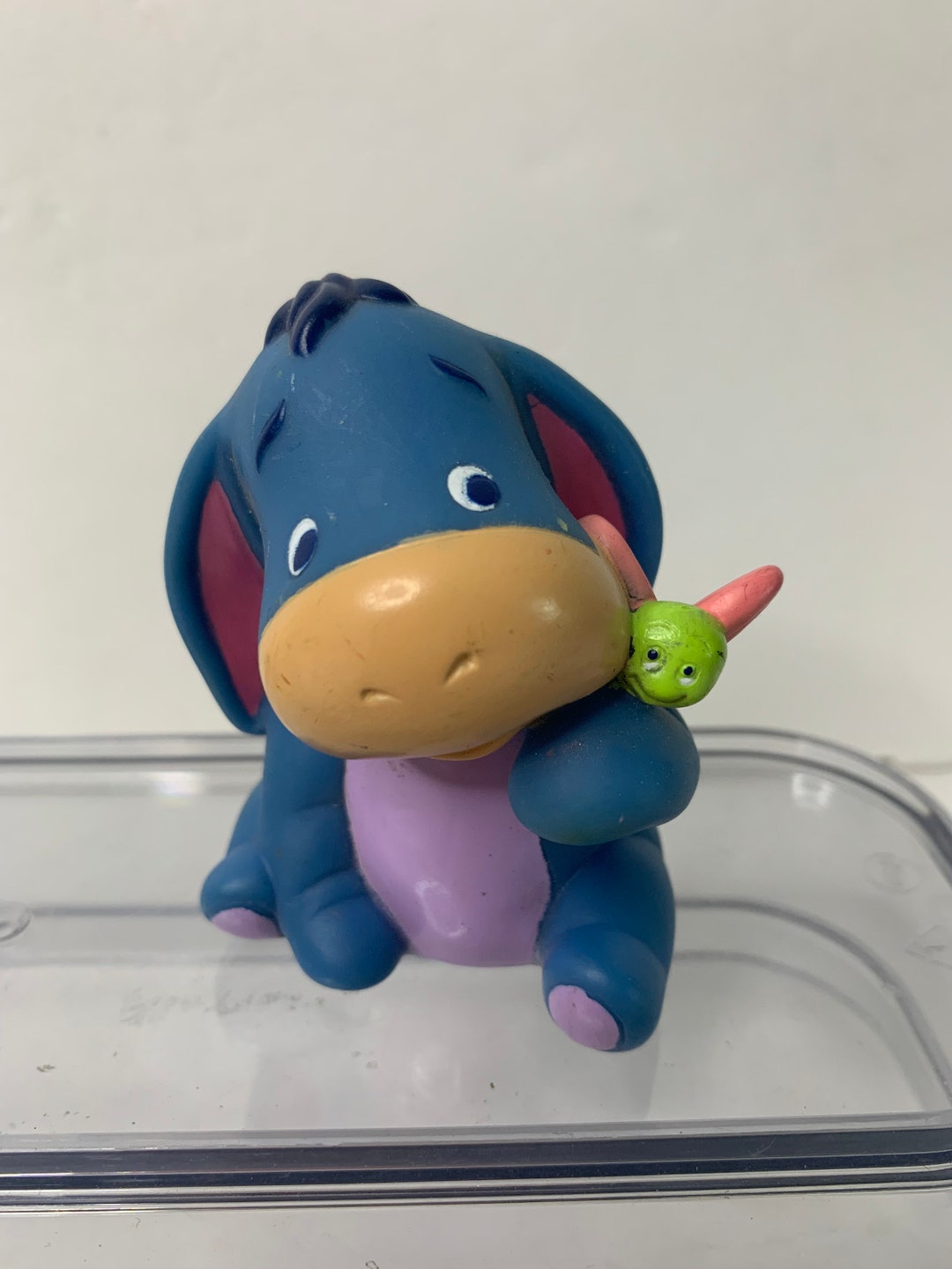 Disney Eeyore Holding Butterfly Figure Cake Topper Bath Toy 3" Tall - Etsy