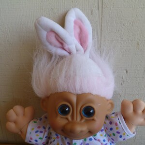Large Vintage Russ Troll Cloth Doll Rabbit Ears - Etsy