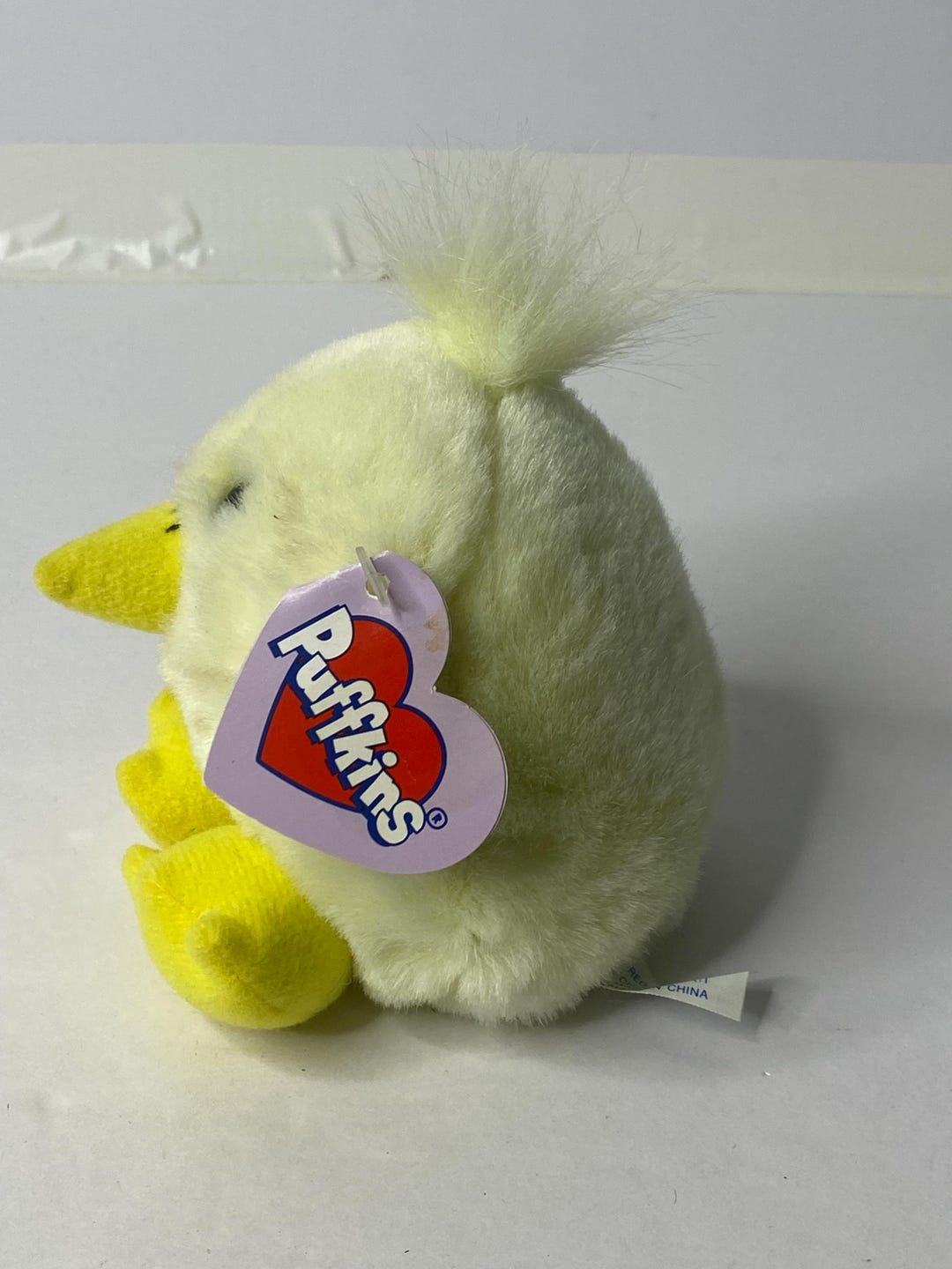 Puffkins Peeps Baby Chick Plush W/ Tags 4.5" Tall 1994 Swibco Stuffed ...